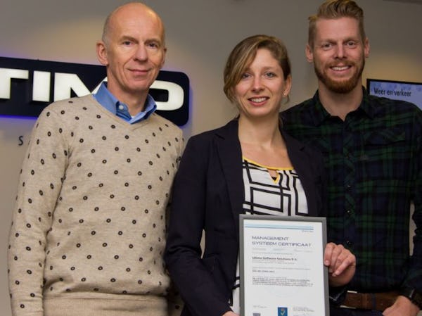 Ultimo Software Solutions ISO 27001 gecertificeerd
