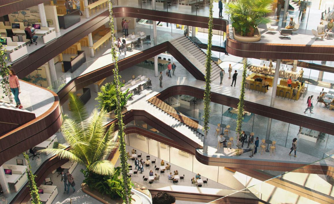 Zo gaat het next generation IBM-kantoor (35.000 m2) in Amsterdam er uit ...