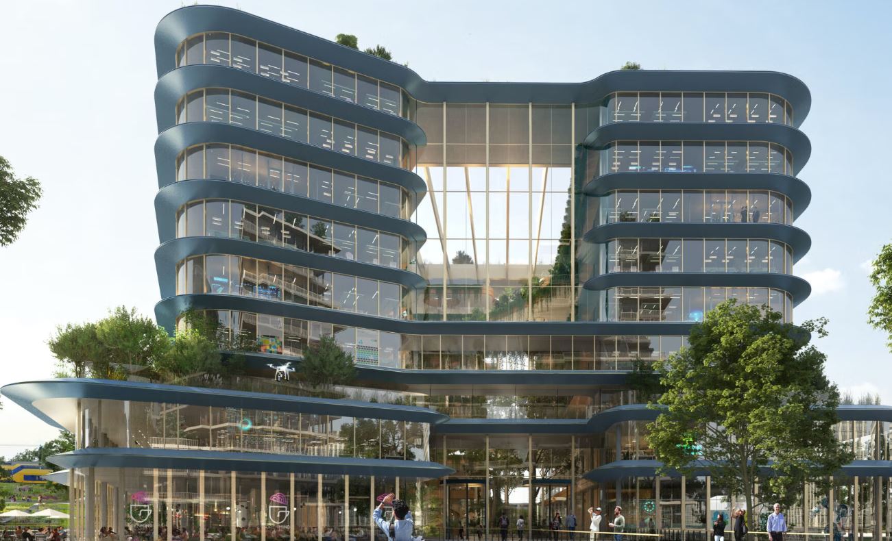 Zo gaat het next generation IBM-kantoor (35.000 m2) in Amsterdam er uit ...